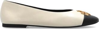 Tory Burch Charlie Ballet - Femme - Chaussures - Blanc - Taille: 40 1/2 EU