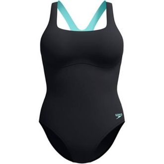 Speedo Damen Schwimmanzug Womens Flex Band Swimsuit with Built in Swim Bra
