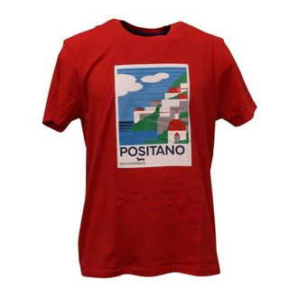 Harmont & Blaine Kurzarm T-Shirt - - Tops - Herren - Rot - XL