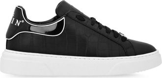 Philipp Plein baskets Crocco Big Bang Runner - Noir