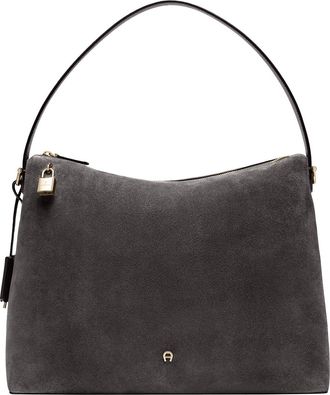Aigner Beuteltasche Delia aus Veloursleder