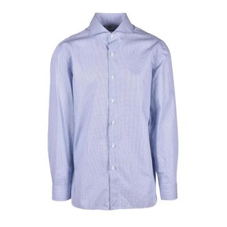 LUIGI BORRELLI NAPOLI Chemise - Homme - Chemises - Bleu - Taille: M