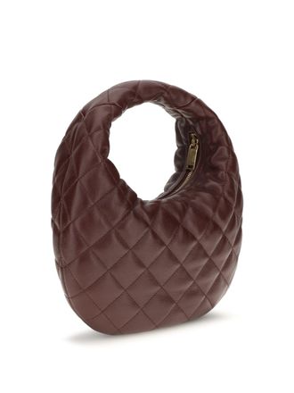 Saint Laurent Womens Handbag Icarino Quilted Nappa Hot Wine Lambskin Shoulder Bags