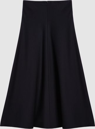 Vanessa Bruno Jupe Mi Longue Boushra Marine