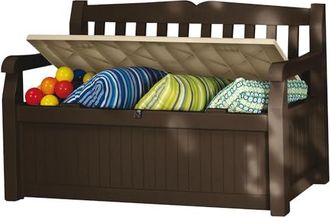 Keter Sitzbank mit Truhe, Eden 140x60x84 cm braun