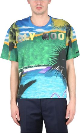 Etro Homme, Tops, Multicolore, Taille: S California Print T-Shirt