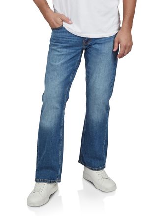Mustang Jeans Jeans Herren Stretch Oregon Bootcut Jeanshose Hose Denim, L&auml;nge:32L, Farbe:Medium Blue Denim (682), Weite:44W