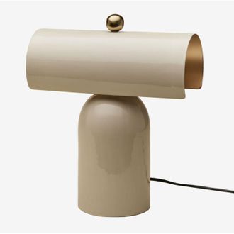 Sklum Lampe de table en fer Mondeor SKLUM Tapioca Beige