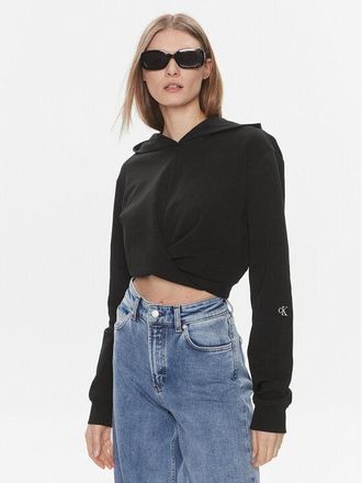 Calvin Klein Jeans Sweatshirt J20J222551 Schwarz Regular Fit