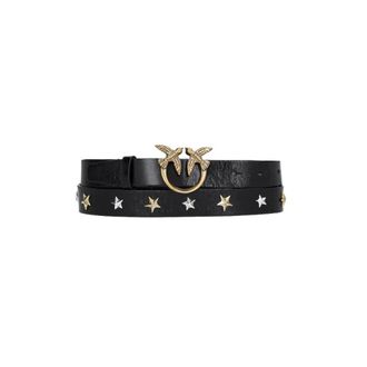 Pinko Love Berry H2.5 Vitello G&uuml;rtel - - Accessories - Damen - Schwarzk - S