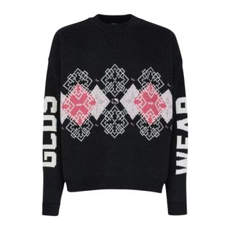 GCDS Hello Kitty Pullover - - Knitwear - Damen - Schwarzk - L