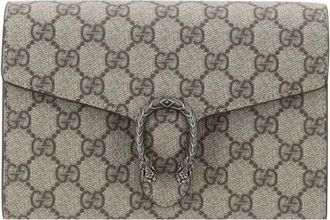 Gucci Portemonnaie - Dionysus Gg Supreme Shoulder Wallet - Gr. unisize - in Beige - f&uuml;r Damen