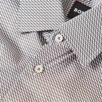 HUGO BOSS Hank Hemd f&uuml;r Herren, Oxford-Stil (Dunkelgr&uuml;n)