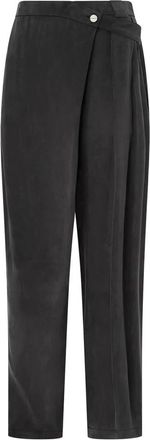 Pinko Pinko, Femme, Pantalons, Noir, Taille: 38 FR Straight Pantalons