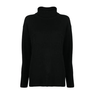 Joseph Hochgeschlossener- weicher Wollpullover - - Knitwear - Damen - Schwarzk - S