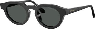 Giorgio Armani unisex, Accessoires, Noir, Taille: 47 MM Lunettes de soleil