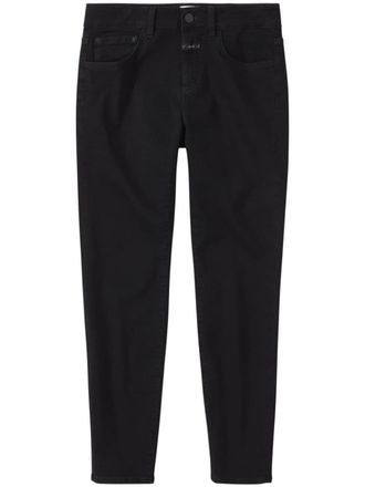 Closed Halbhohe Baker Skinny-Jeans - Schwarz