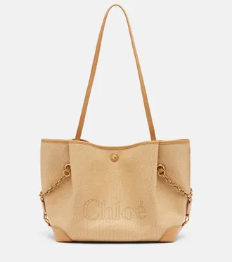 Chlo&eacute; Chlo&eacute; Tote Bag Medium aus Canvas mit Leder