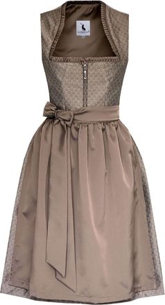 Alpenm&auml;rchen Midi Dirndl Frederike aus Exklusiver Kollektion inkl. Sch&uuml;rze Gr.38 - ALM1044