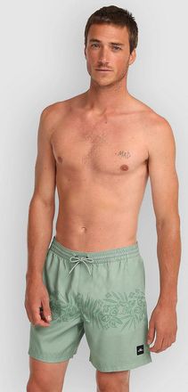 O'Neill Uni Flower 16 Boardshorts green tropical stripe