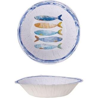 Algon Robuste 6/U-Schale aus Pappe f&uuml;r Lebensmittel, ideal f&uuml;r Suppen, Salate, Desserts und Mahlzeiten zum Mitnehmen, Peixe