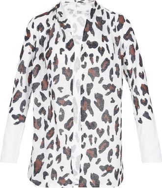 Faina Strickjacke Frauen Wei&szlig;