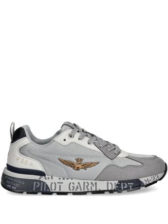 Aeronautica logo-detail sneakers - Gris