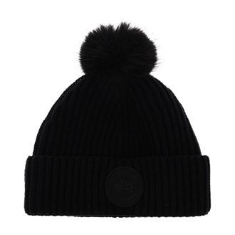 Canada Goose Cashmere Blend Pom Toque - - Accessories - Herren - Schwarzk - ONE SIZE