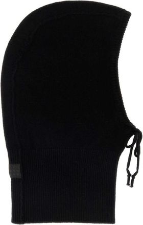 Maison Margiela unisex, Accessoires, Noir, Taille: S Ribbed Balaclava