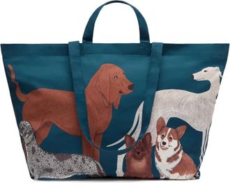 Inou&iuml; Editions Femme, Sacs, Bleu, Taille: ONE Size Maxi Shopper Bag - Toutou