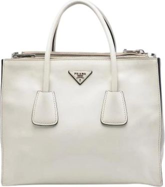 Prada Pre-owned Vintage Satchel - Femme - Pre-owned - Blanc - Taille: ONE Size