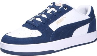 Puma Unisex CAVEN 2.0 Mono Sneaker, Weiß-Persian Blue Gold, 37.5 EU, Puma Weißes persisches Blau PUMA Gold, 37.5 EU