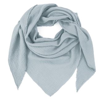 Glamexx24 Damenschal Musselin Dreieck Schal, XXL Schal verschiedenen Farben Halstuch Winterschal aus Baumwolle Hergestellt in Italien