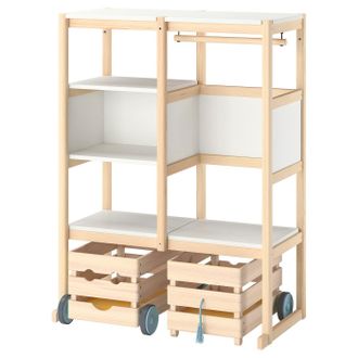IKEA FLISAT Aufbewahrungskomb. offen