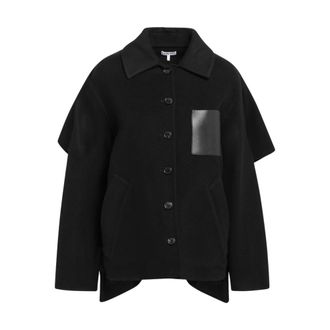 Loewe Cape-Mantel - - Jackets - Damen - Schwarzk - 2XS