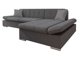 Mirjan24 Ecksofa Montana Sale mit Regulierbare Armlehnen, Eckcouch, L-Form Sofa, Wohnlandschaft, Couch, Farbauswahl (Lux 06 + Lux 06 + Lux 05, Seite: Rechts)
