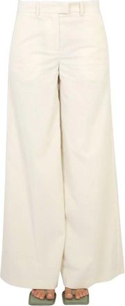 Ballantyne Femme, Pantalons, Beige, Taille: 36 FR Pantalon Large en Velours C&ocirc;tel&eacute;