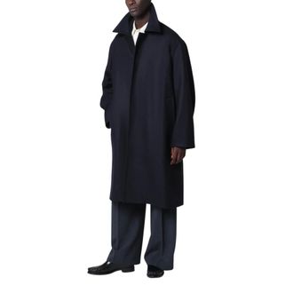 STUDIO NICHOLSON Ady Coat - Homme - Manteaux - Bleu - Taille: M