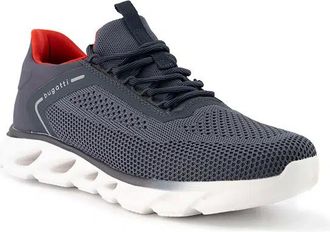 Bugatti Herren Sneaker blau Textil & Canvas