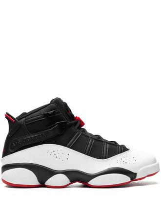 Nike Jordan baskets 6 Rings Wht/Blk/Red - Noir