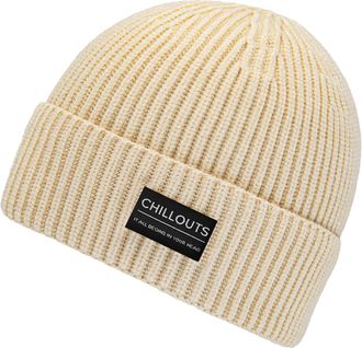 Chillouts Damen Caleb Hat Winterm&uuml;tze, Cream, Einheitsgr&ouml;&szlig;e EU