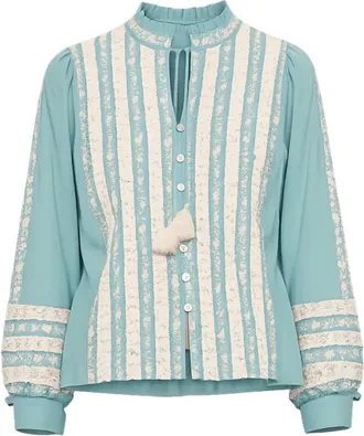 Sea NY Femme, Blouses et Chemises, Bleu, Taille: 36 FR Kirsten Blouse