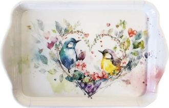 Ambiente Mini Plateau Vide Poche 20.5 x 13.5 cm - Oiseaux