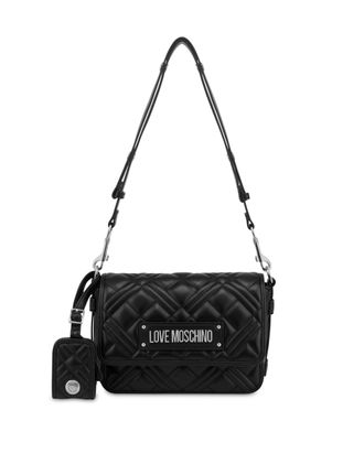 Love Moschino Damen Jc4210pp0m Schultertasche, Schwarz