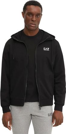 Emporio Armani Emporio Armani Ea7, Homme, Sweatshirts et sweats &agrave; capuche, Noir, Taille: 2XL 8Npm33 Pjvrz Sweat zipp&eacute;
