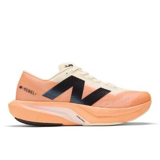 New Balance Femme FuelCell Rebel v4 en Orange/Beige/Noir, Synthétique, Taille 39 Large
