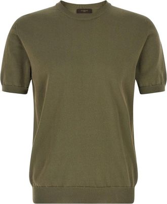 Zanone Homme, Pulls, Vert, Taille: 3XL Pull en coton