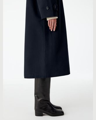 Arket Kniehoher Lederstiefel -Schwarz