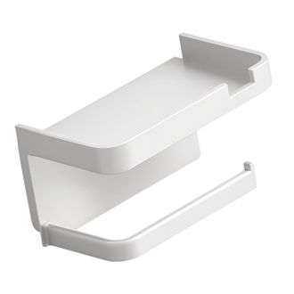 Generico Toilettenpapierrollenhalter | Toilettenpapierhalter | Stoffhalter f&uuml;r das Badezimmer mit Ablage - Badezimmer-Aufbewahrungsspender, Papierhandtuch-Orga