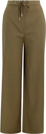 Max Mara Femme, Pantalons, Vert, Taille: 32 FR Wide Pantalons